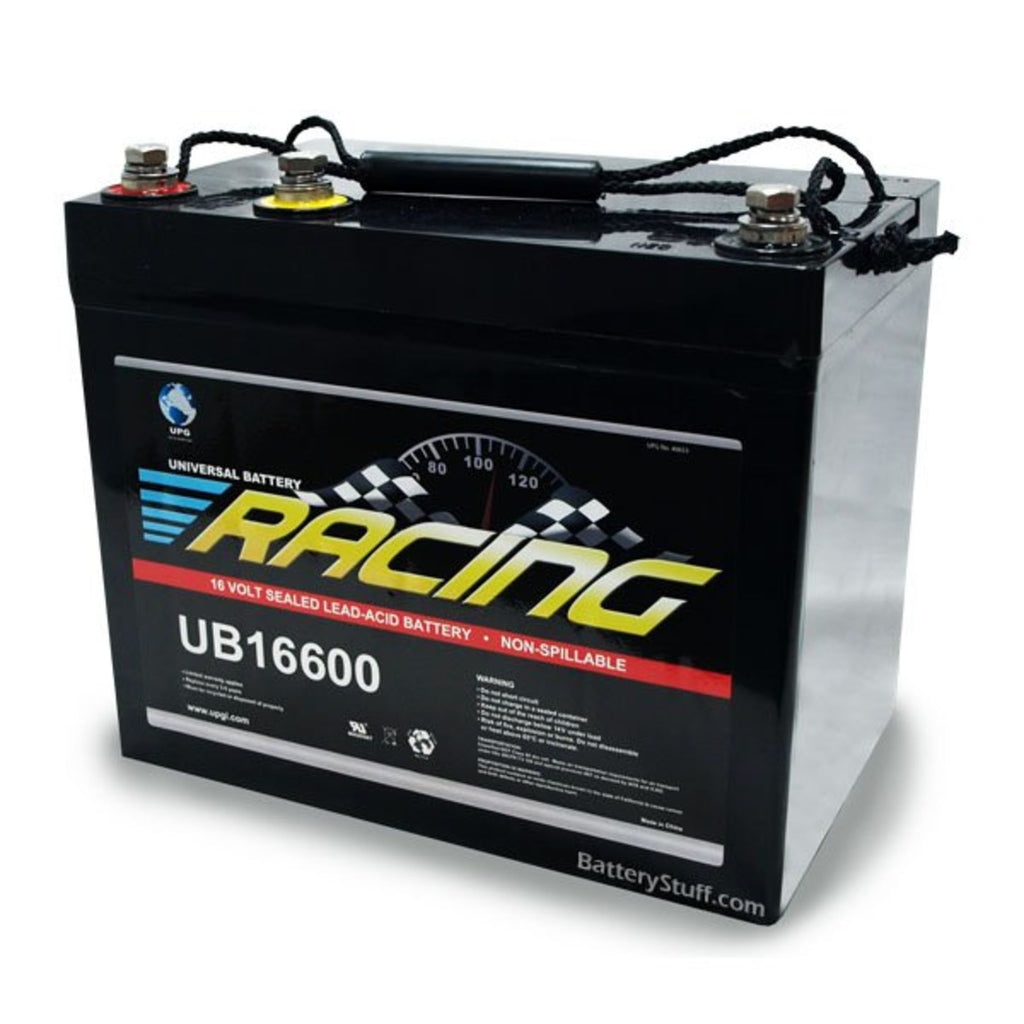 Universal Power AGM Racing Battery 12V/16V 60AH Dual Post High Perform ...