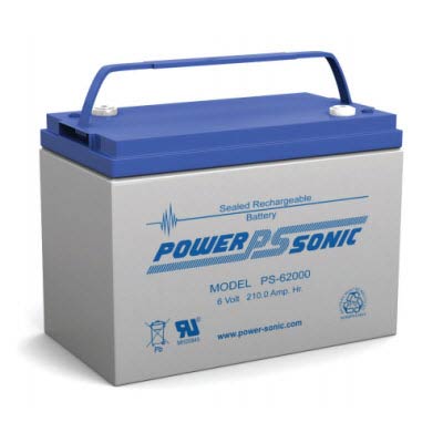 Power Sonic 6V 210AH AGM SLA Battery - POWPS-62000– Battery Orbit