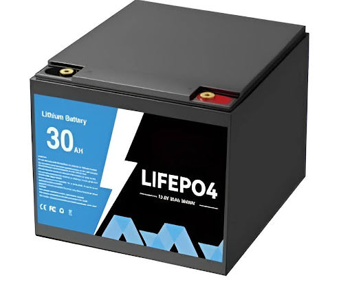 BatteryOrbit Compact 12.8V 30Ah LiFePO4 Battery Pack: Lightweight, Lon ...