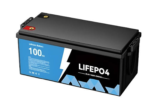 BatteryOrbit High-Performance 25.6V 100Ah LiFePO4 Deep Cycle Battery P ...