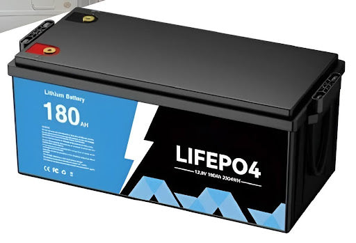 BatteryOrbit Powerful 12.8V 180Ah LiFePO4 Deep Cycle Battery for RV, S ...